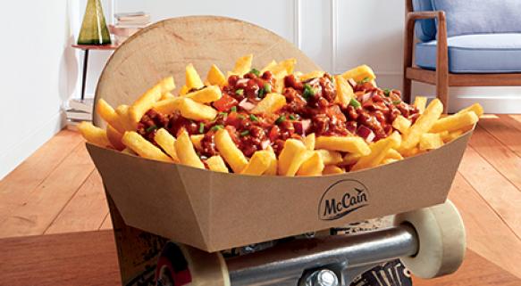 McCain - Produits surgelés à base de pommes de terre.