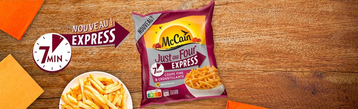 McCain - Produits surgelés à base de pommes de terre.