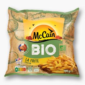 Produits McCain: frites, potatoes, spécialités pommes de terre.
