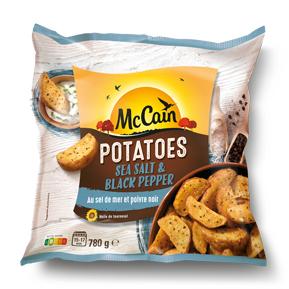 Produits McCain: frites, potatoes, spécialités pommes de terre.