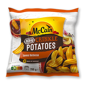 Produits McCain: frites, potatoes, spécialités pommes de terre.