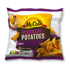 Produits McCain: frites, potatoes, spécialités pommes de terre.