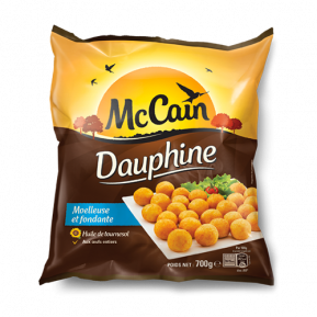 Produits McCain: frites, potatoes, spécialités pommes de terre.