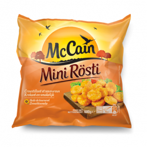 Produits McCain: frites, potatoes, spécialités pommes de terre.